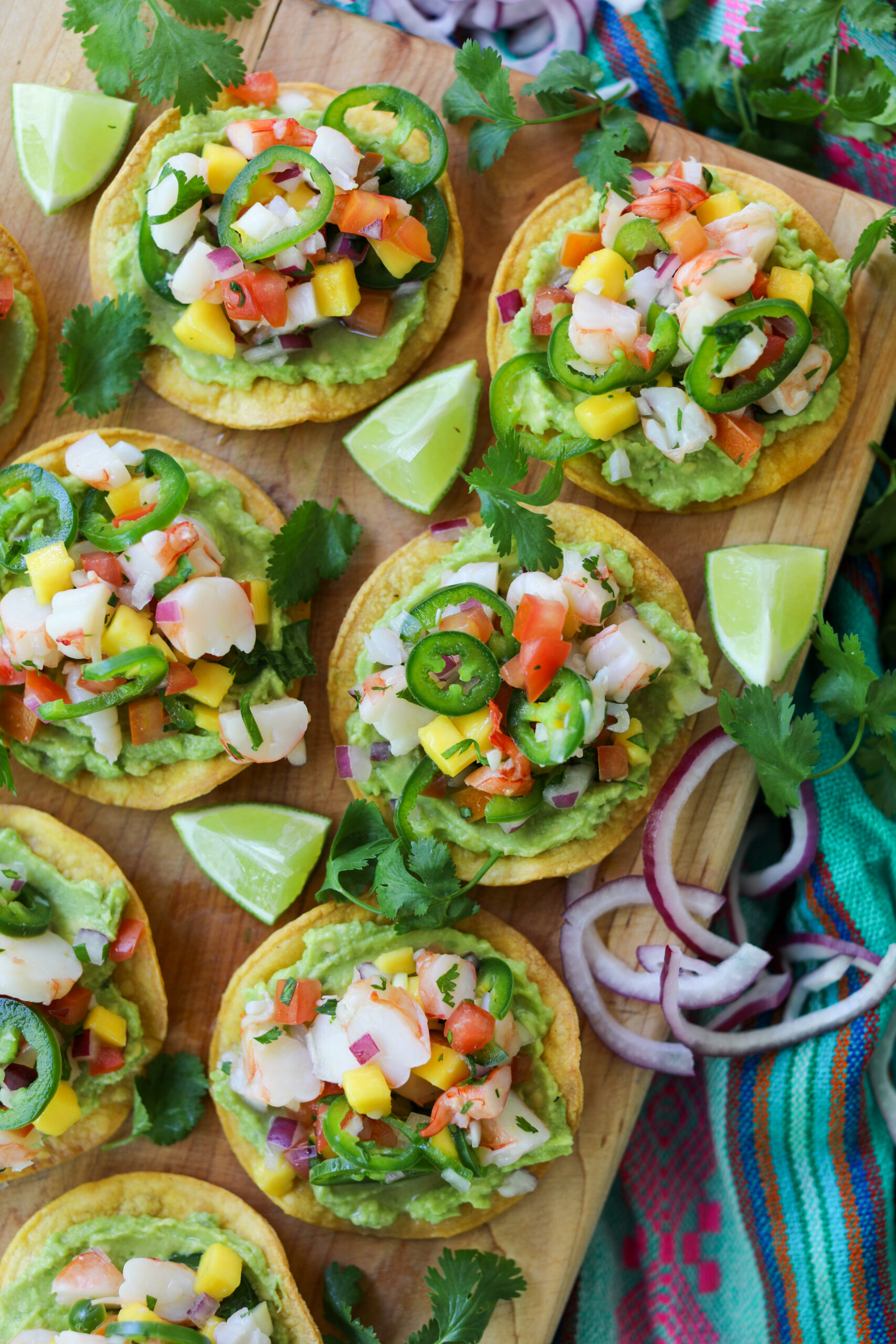 Shrimp Ceviche Tostadas - Sacha Served What